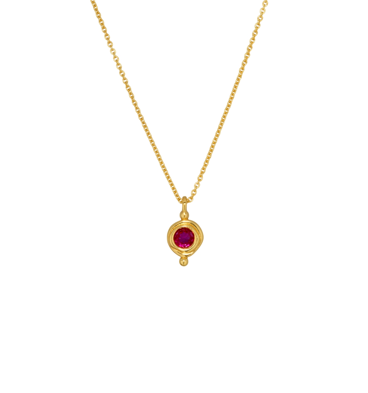 Click here for Ottoman Hands Birthstone Pendant Necklace - July prices