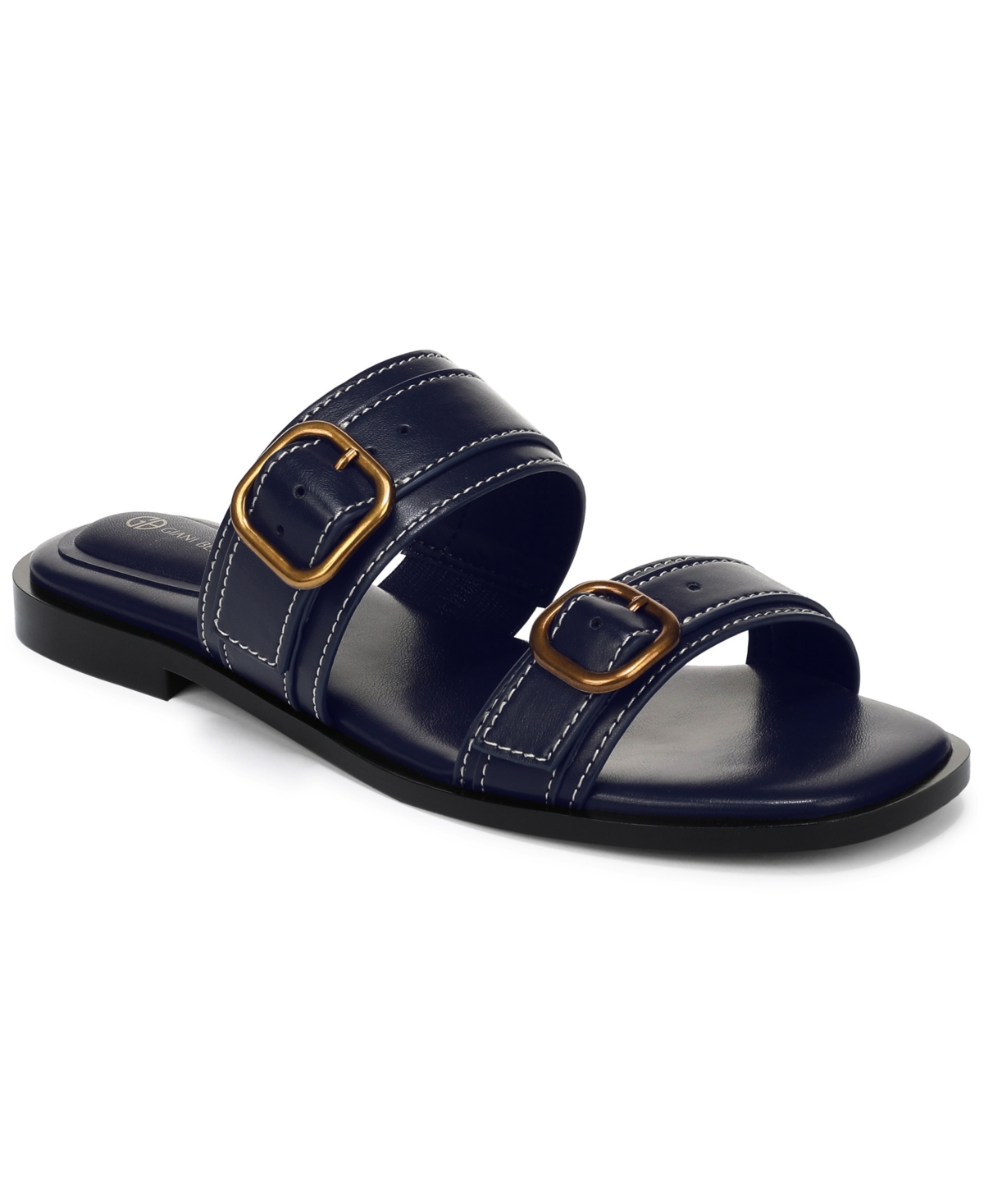 Click here for Giani Bernini Womens Scottiee Flat Slide Sandals... prices