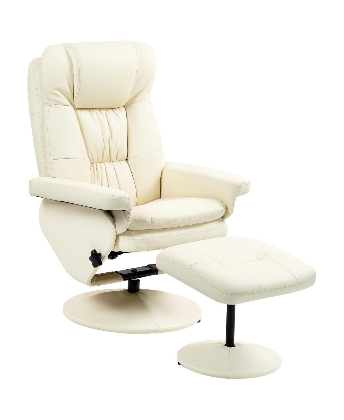 Click here for Boyel Living Swivel Pu Leather Recliner and Ottoma... prices