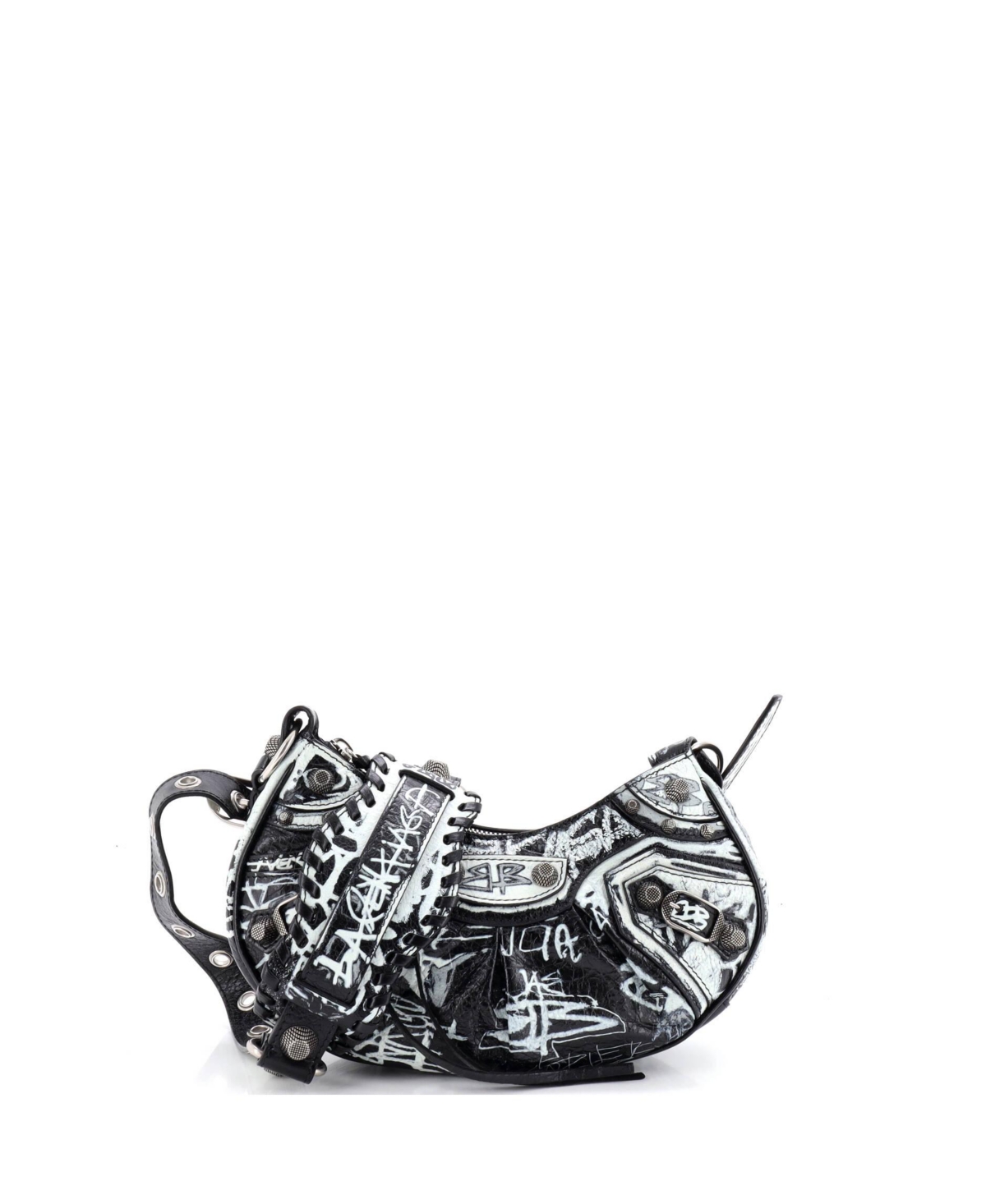 Click here for Pre-Owned Balenciaga Xs Le Cagole Graffiti Giant S... prices