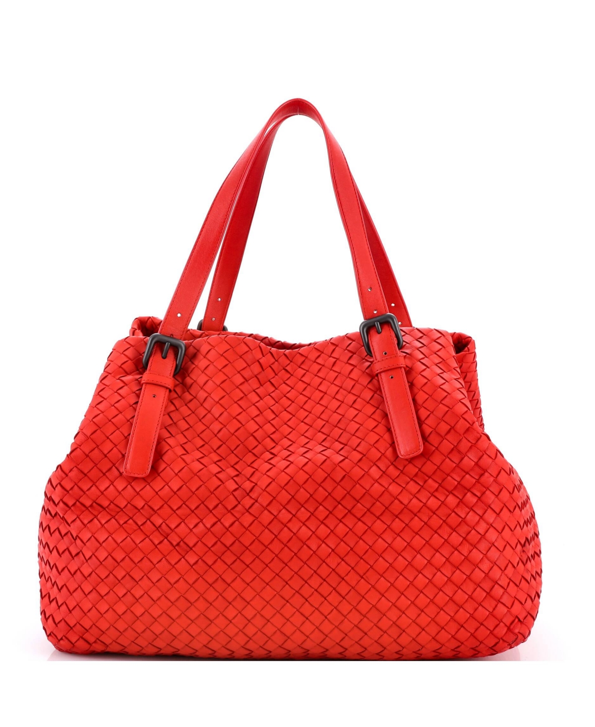 Click here for Pre-Owned Bottega Veneta Large A-Shape Tote Intrec... prices