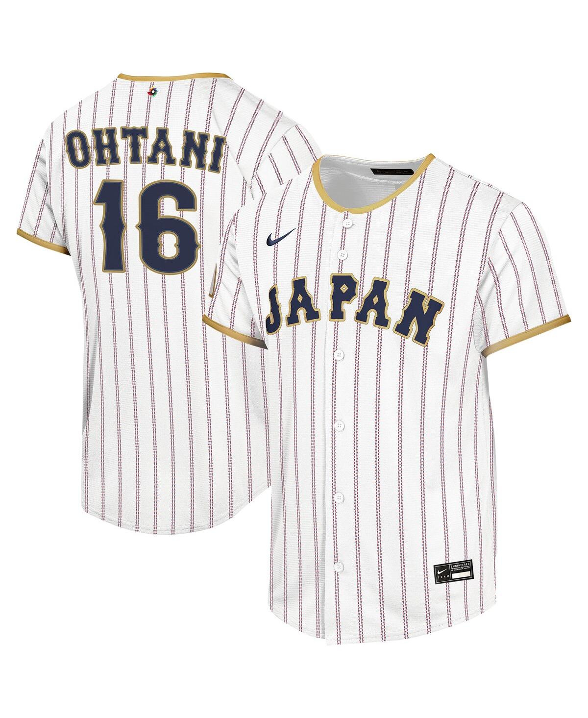 Click here for Nike Big Boys and Girls Shohei Ohtani White Japan... prices