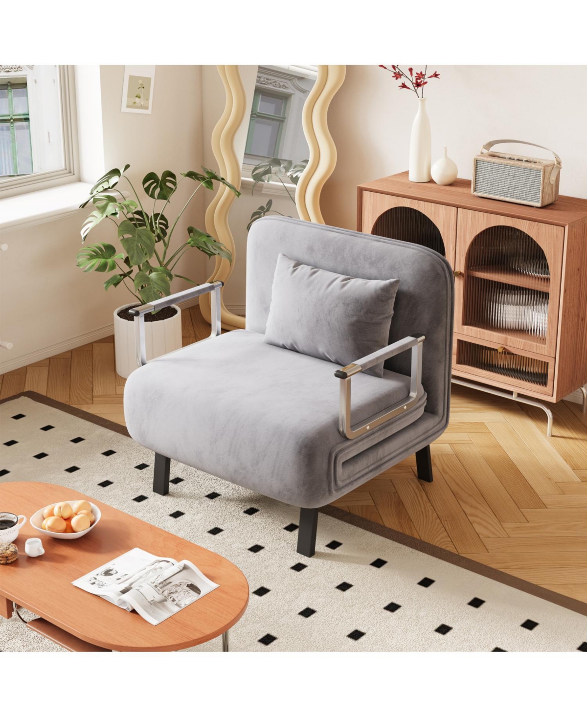 Click here for Streamdale Furniture Tri-Fold Sofa Bed with Adjust... prices