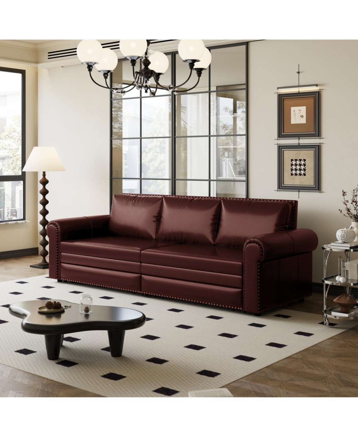 Click here for Streamdale Furniture Chesterfield Sleeper Sofa Bed... prices