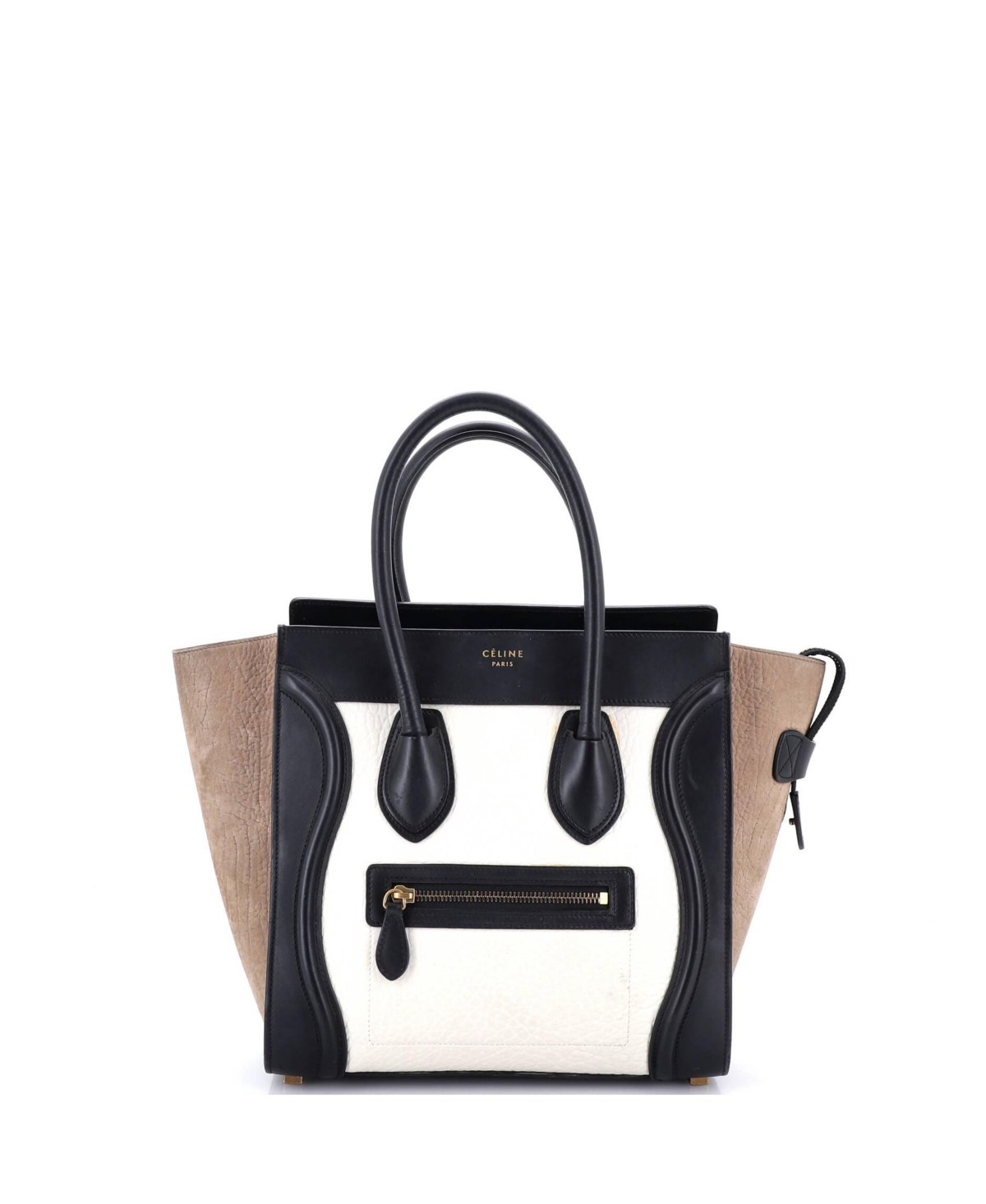 Click here for Pre-Owned Celine Mini Luggage Bag Canvas and Leath... prices