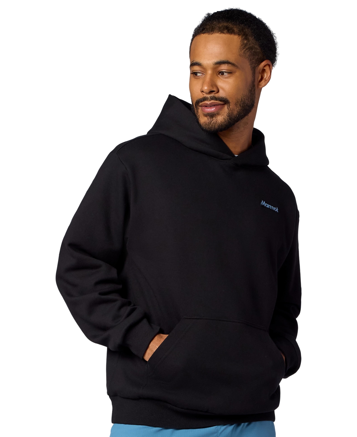 Click here for Marmot Mens Embroidered Logo Hooded Sweatshirt - B... prices