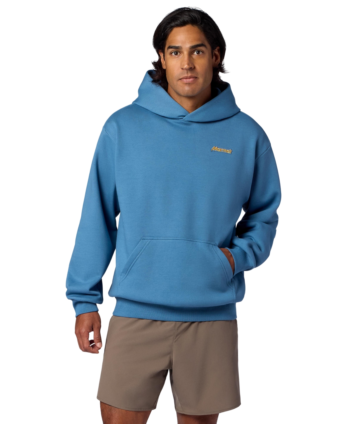 Click here for Marmot Mens Embroidered Logo Hooded Sweatshirt - S... prices