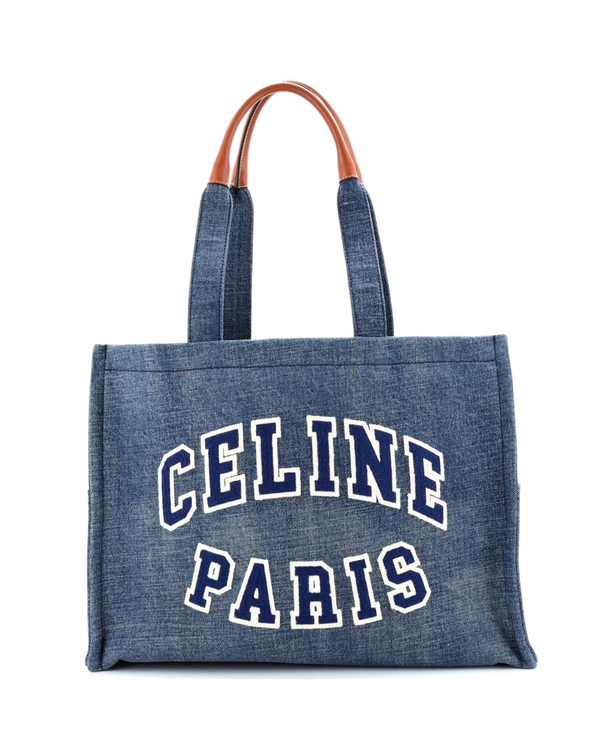 Click here for Pre-Owned Celine Large Cabas Thais Tote Denim with... prices