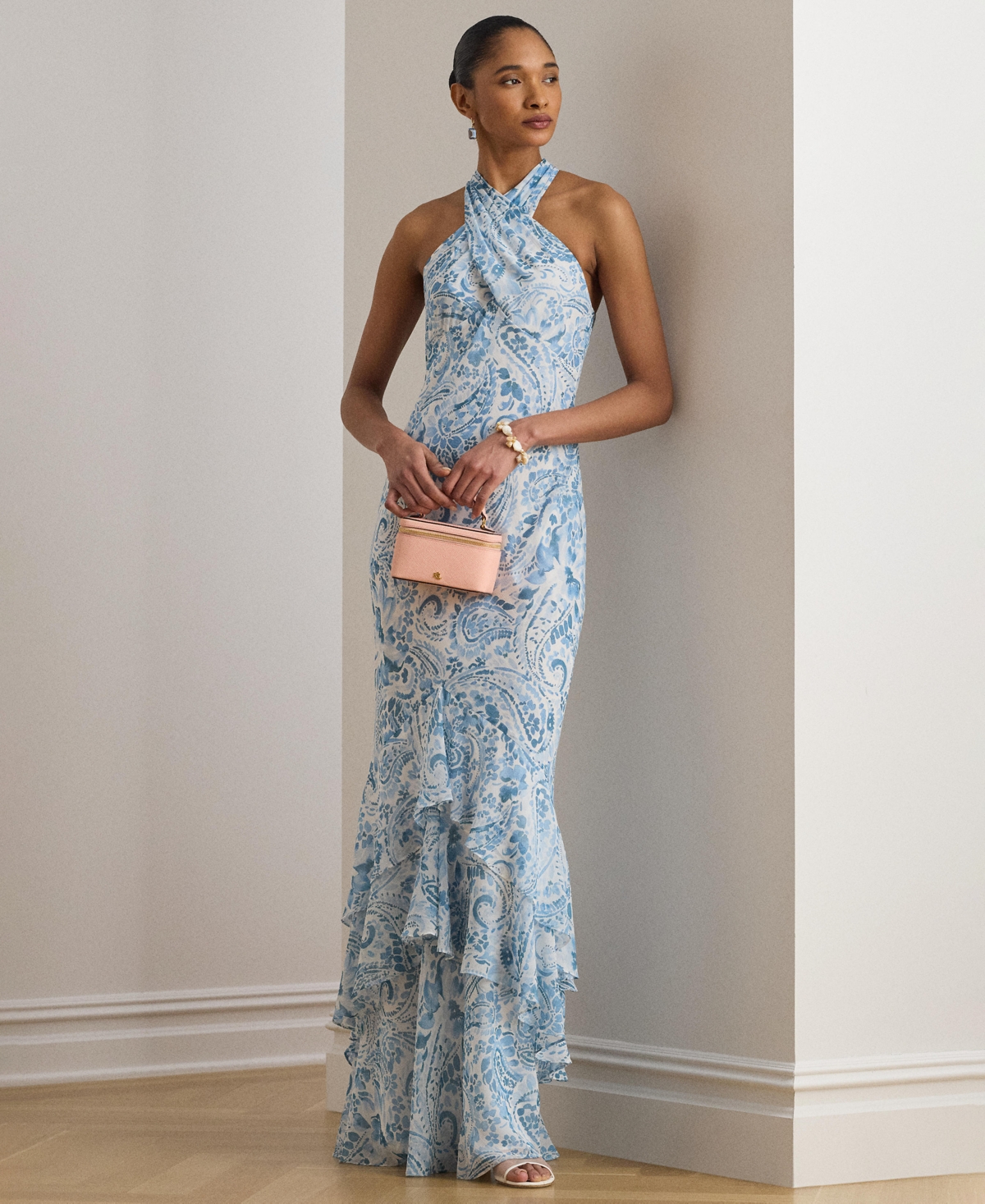 Click here for Lauren Ralph Lauren Womens Paisley-Print Halter Ne... prices