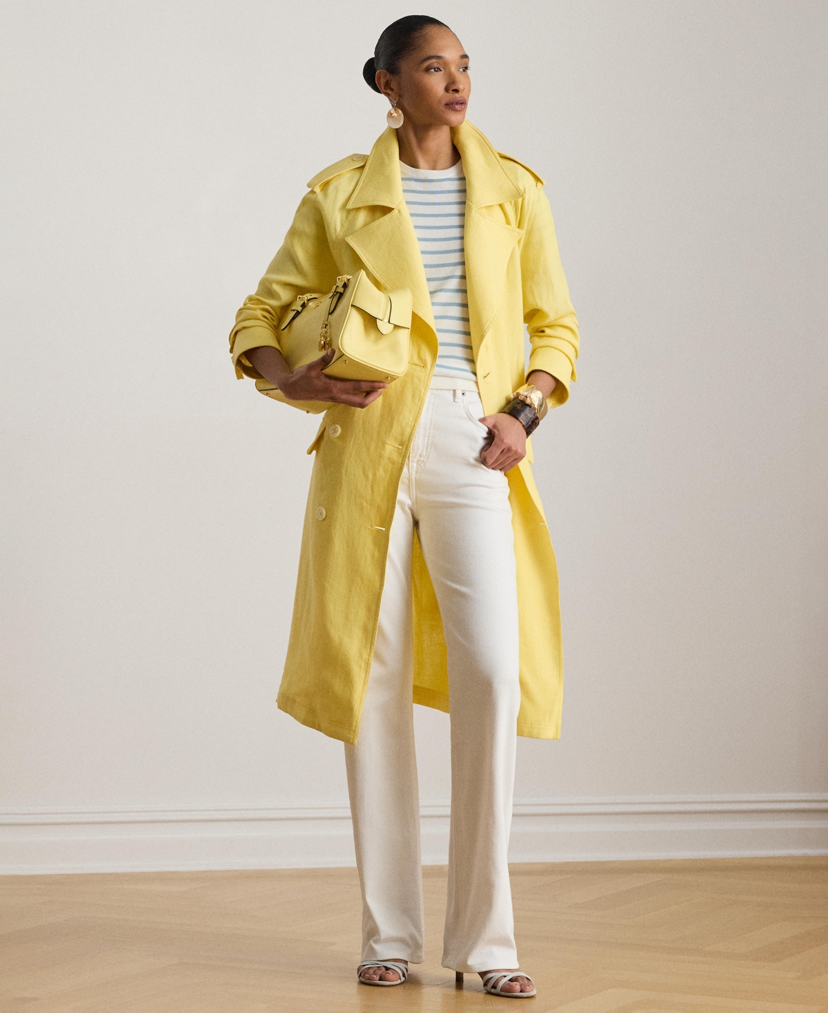 Click here for Lauren Ralph Lauren Womens High-Rise Wide-Leg Jean... prices