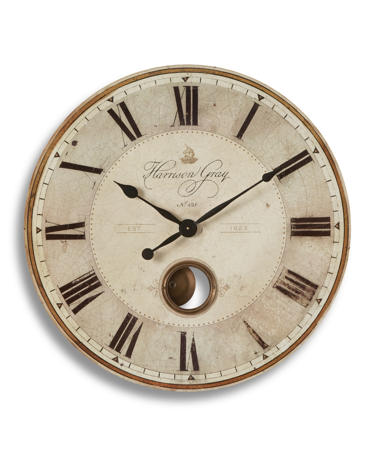 Click here for Uttermost Harrison 23 Wall Clock - Bronze prices