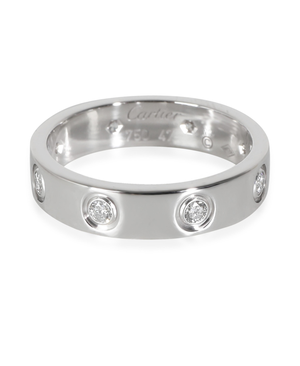 Click here for Pre-Owned Cartier White Gold Small Model Love Ring... prices