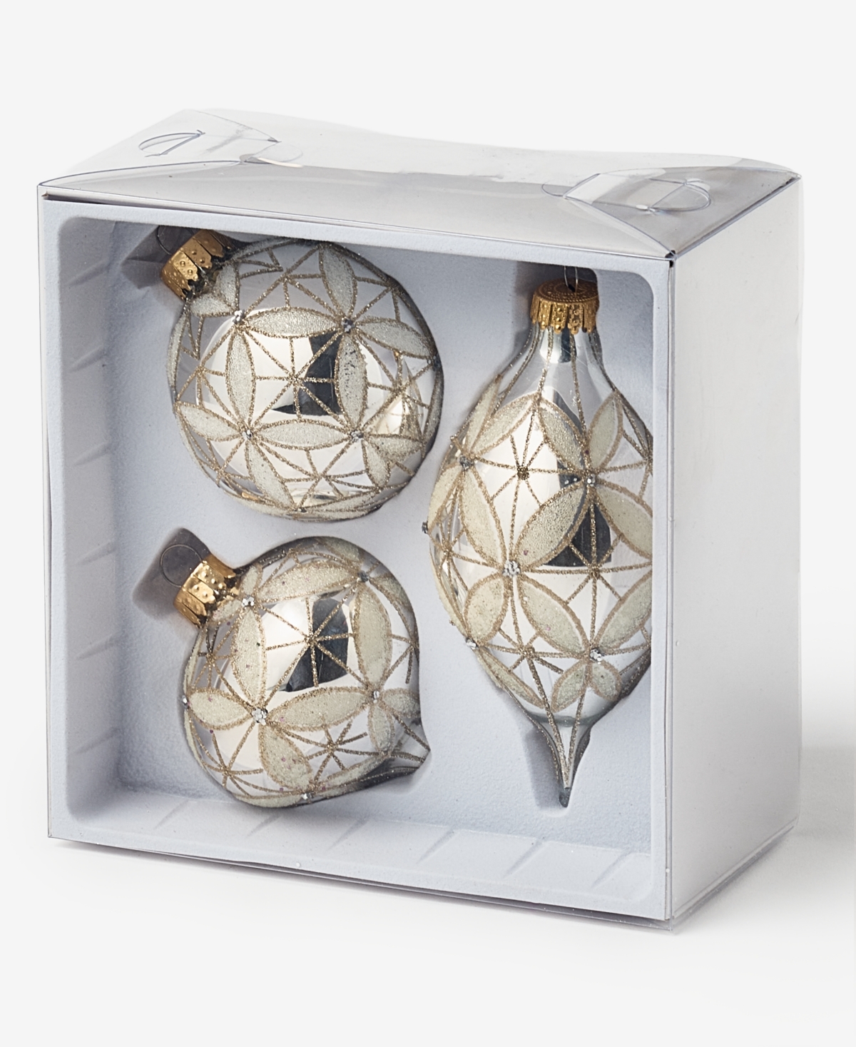 Click here for Holiday Lane Opulence Mixed Glass Ornaments  Set o... prices