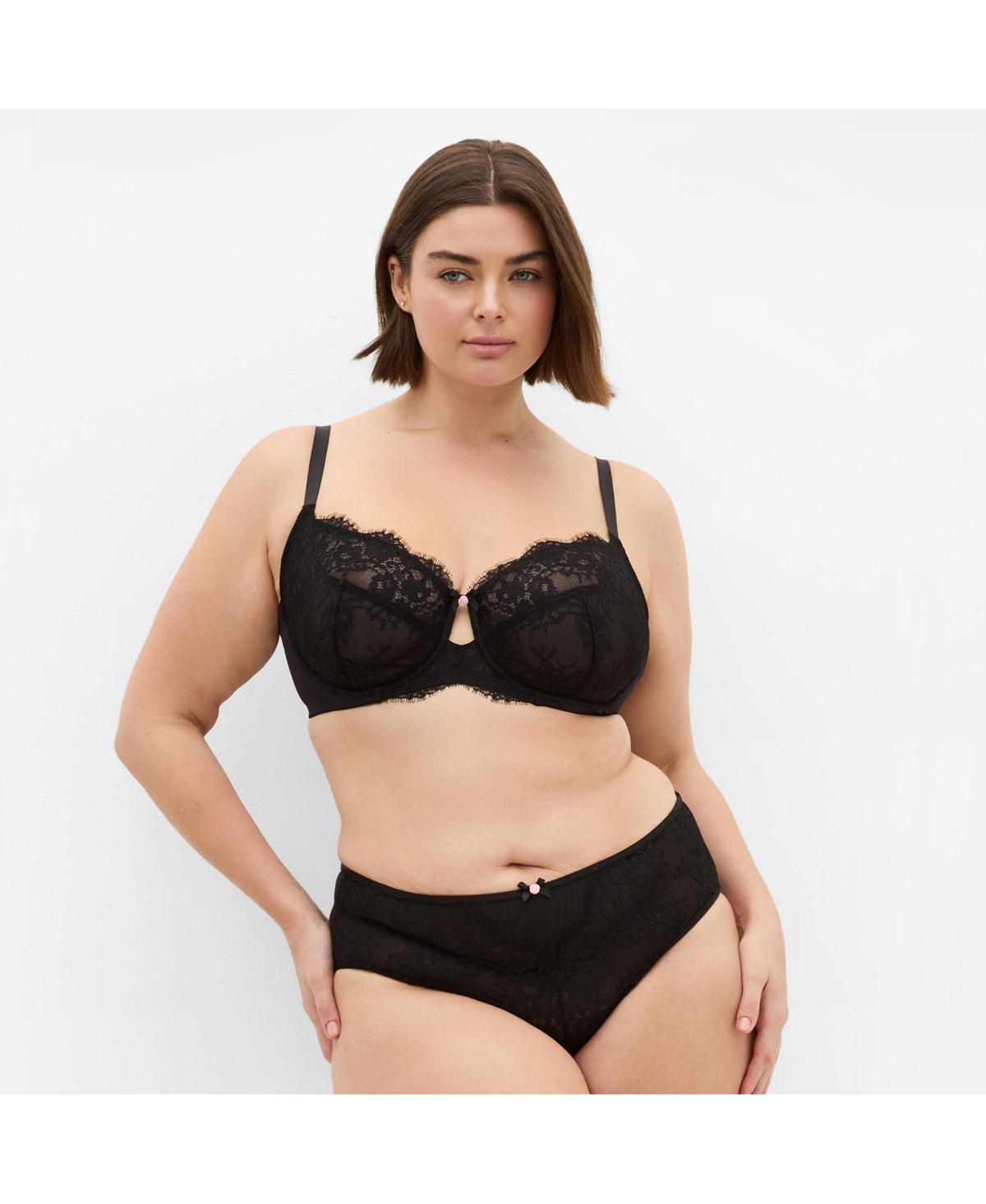 Click here for City Chic Womens Poppy Underwire Bra - Black prices