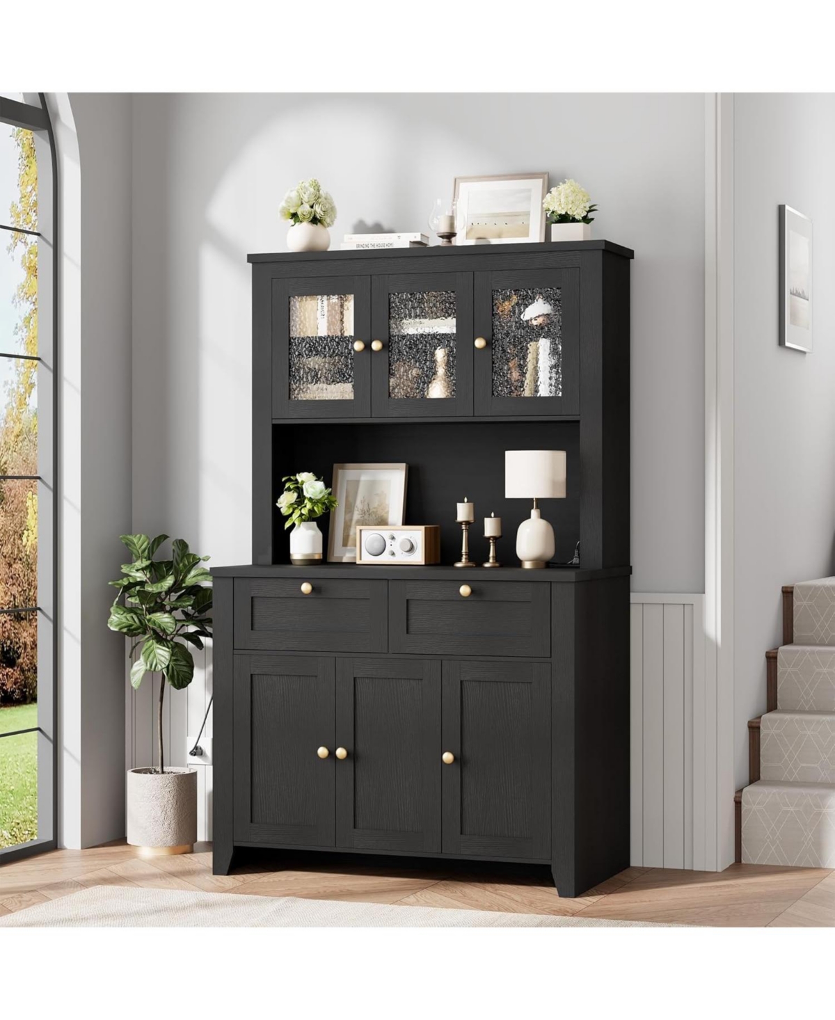 Click here for gaomon 66" Tall Kitchen Pantry Cabinet  Moder... prices