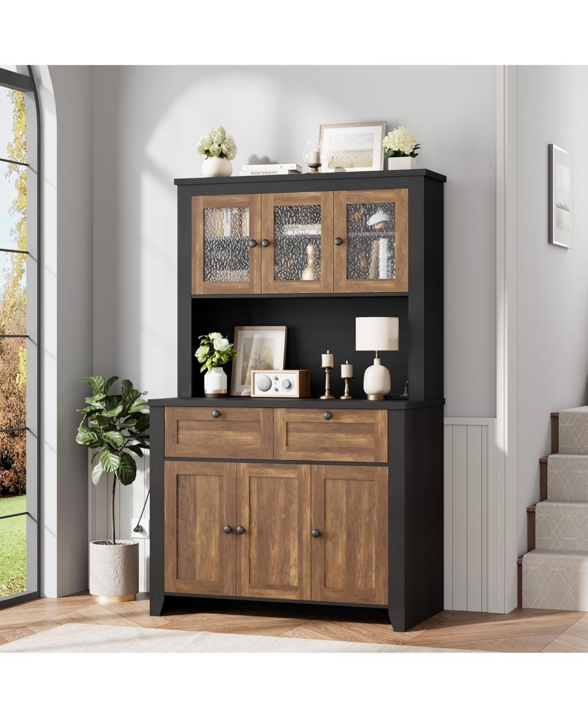 Click here for gaomon 66" Tall Kitchen Pantry Cabinet  Moder... prices