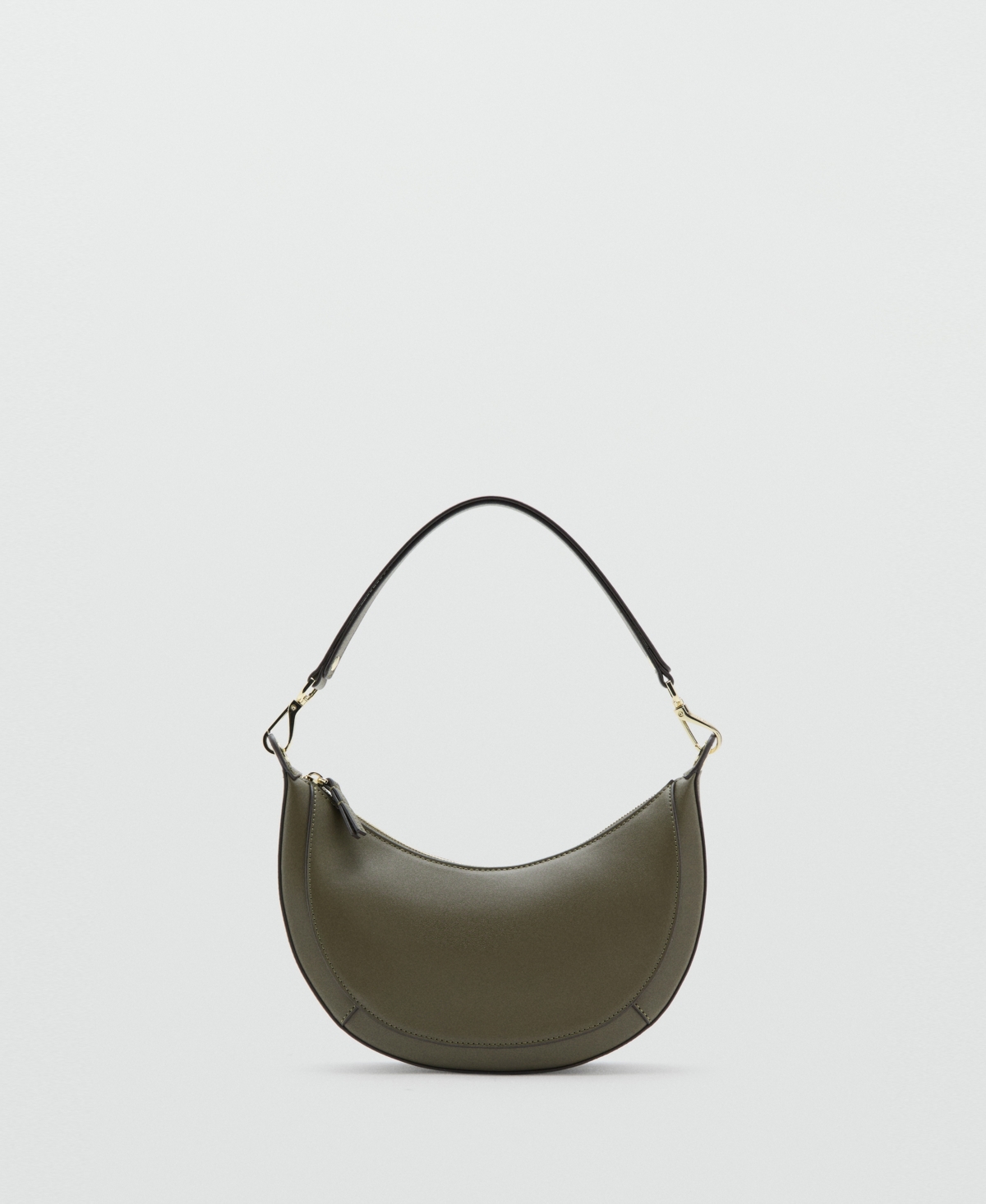 Click here for Mango Womens Oval Shoulder Bag - Khaki prices