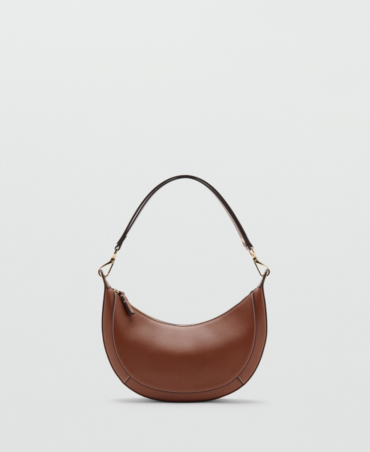 Click here for Mango Womens Oval Shoulder Bag - Leather prices
