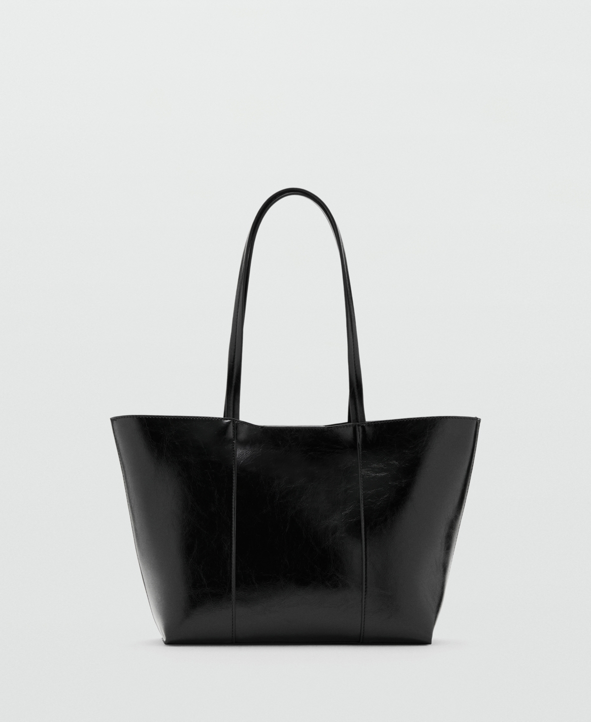 Click here for Mango Womens Medium Shopper Bag - Black prices