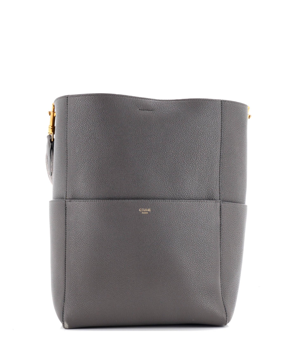 Click here for Pre-Owned Celine Large Sangle Seau Bag Calfskin -... prices