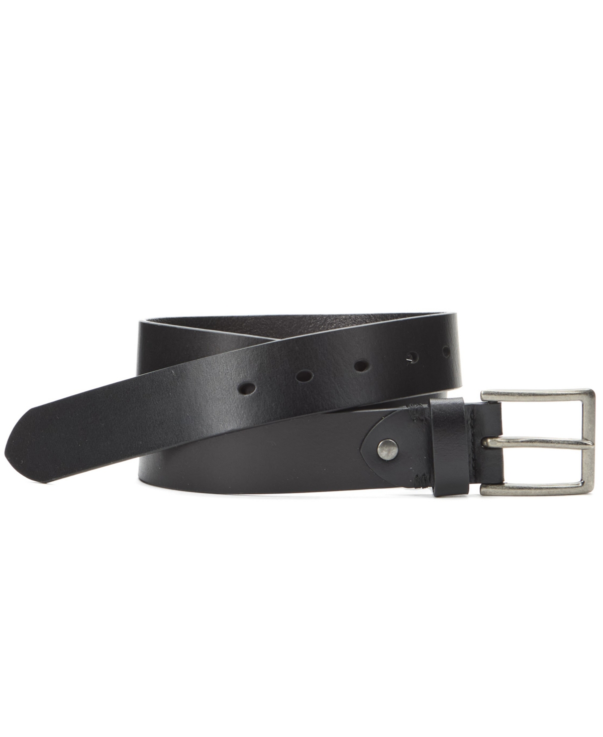 Johnston & Murphy Mens Rivet Belt - Black