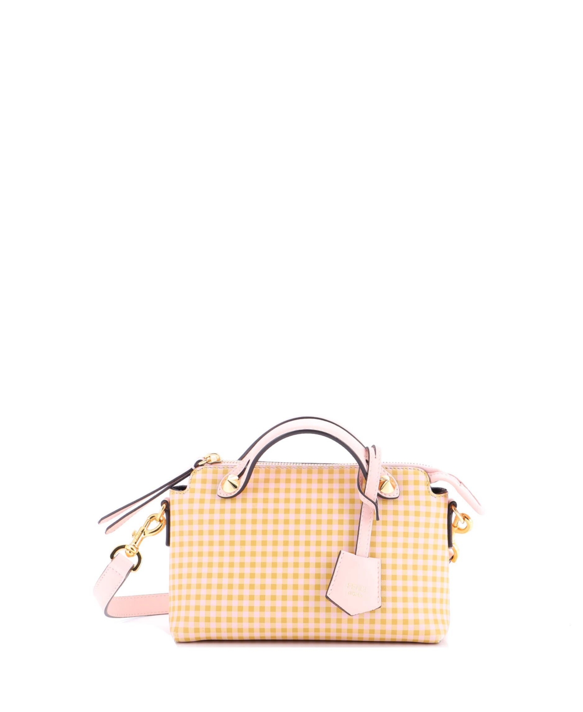 Click here for Pre-Owned Fendi Mini By The Way Satchel Printed Le... prices