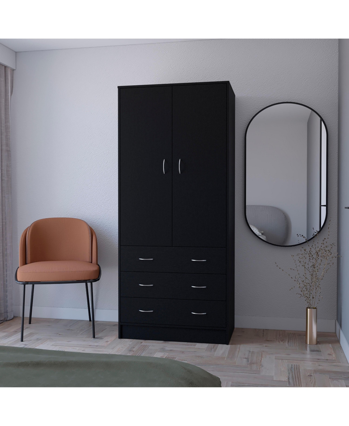 Click here for flynama Prescott Armoire with 2 Doors 3 Drawers 1... prices
