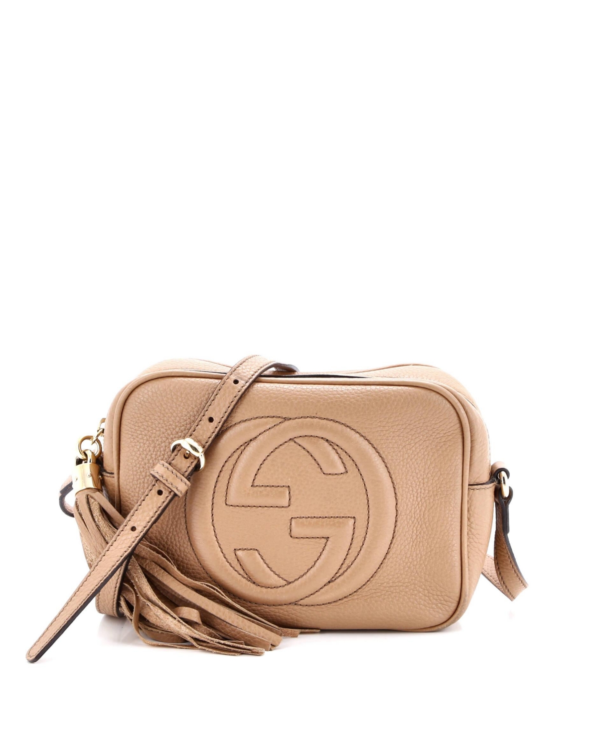 Click here for Pre-Owned Gucci Small Soho Disco Crossbody Bag Lea... prices