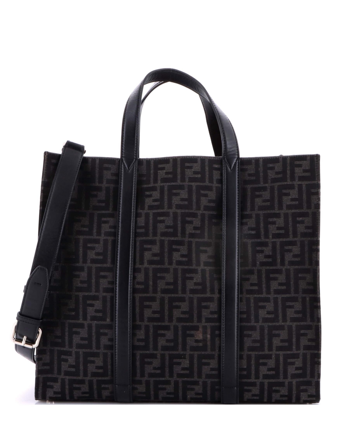 Click here for Pre-Owned Fendi Large Convertible Open Tote Zucca... prices