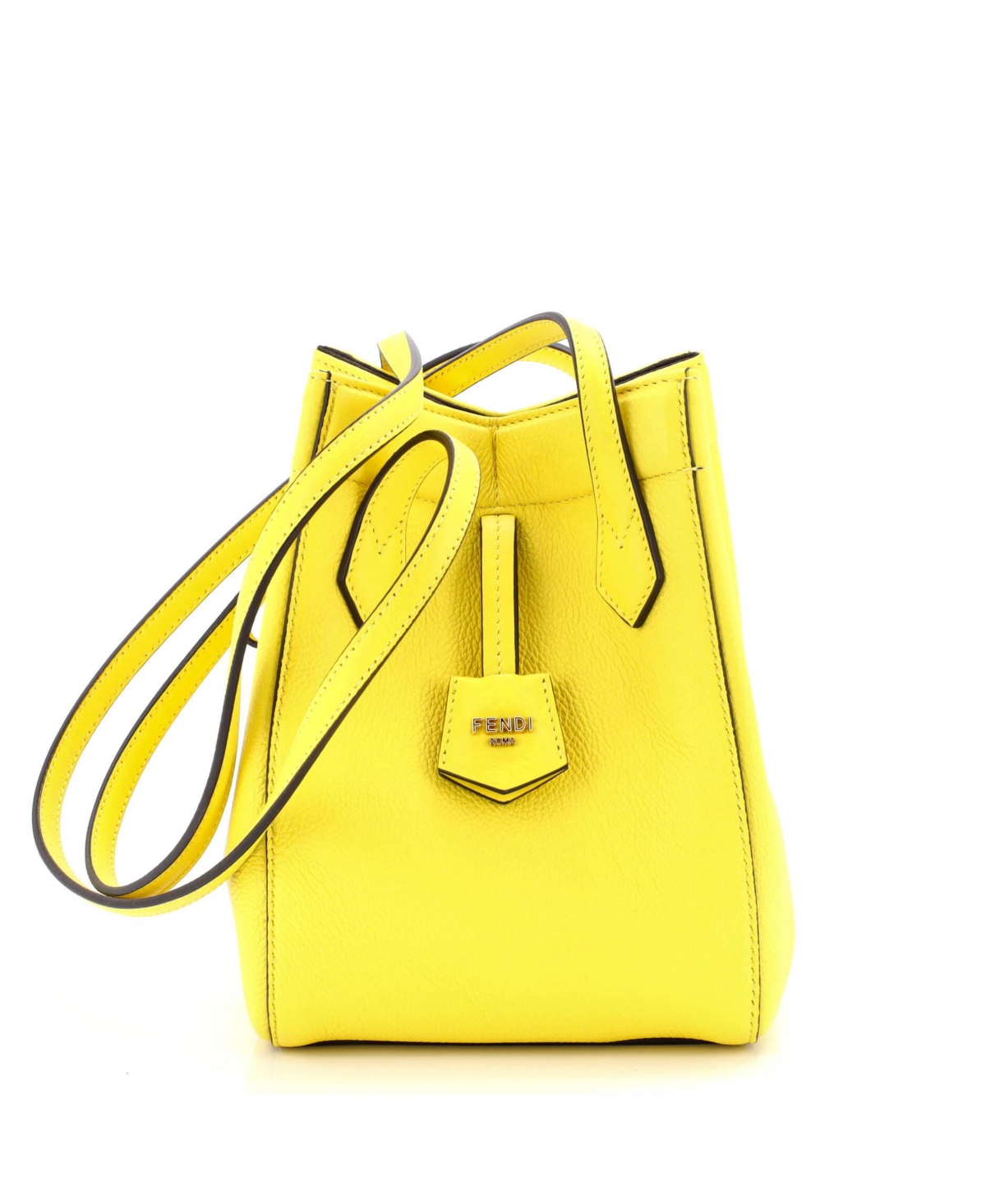 Click here for Pre-Owned Fendi Mini Origami Tote Leather - Yellow prices