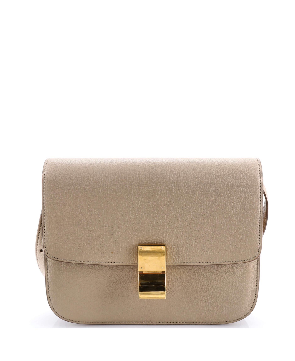 Click here for Pre-Owned Celine Medium Classic Box Bag Grainy Lea... prices