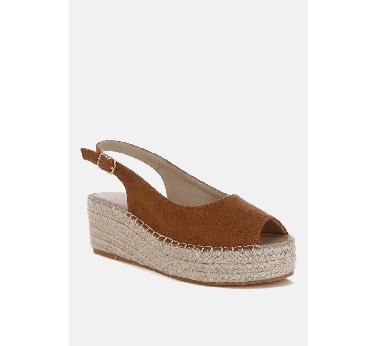 Click here for London Rag Womens Georna Peep Toe Espadrille Wedge... prices