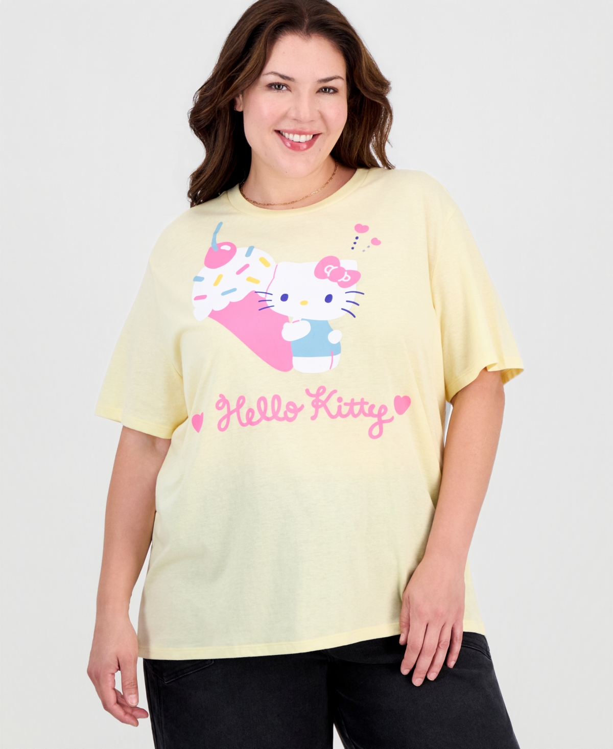 Click here for Love Tribe Trendy Plus Size Hello Kitty Ice Cream... prices