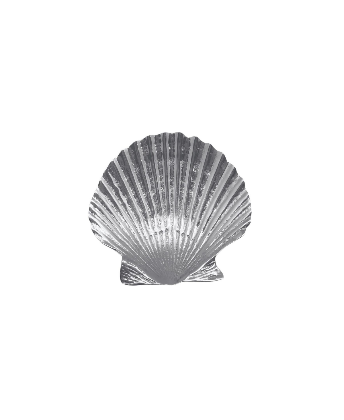 Click here for Mariposa Scallop Trinket 4 Aluminum Dish - Silver prices