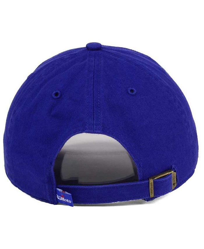'47 Brand Washington Bullets Hardwood Classics Clean Up Cap - Macy's