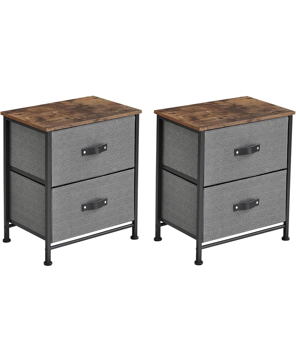 Click here for gaomon Nightstand Set of 2 2 Drawer Dresser for Be... prices
