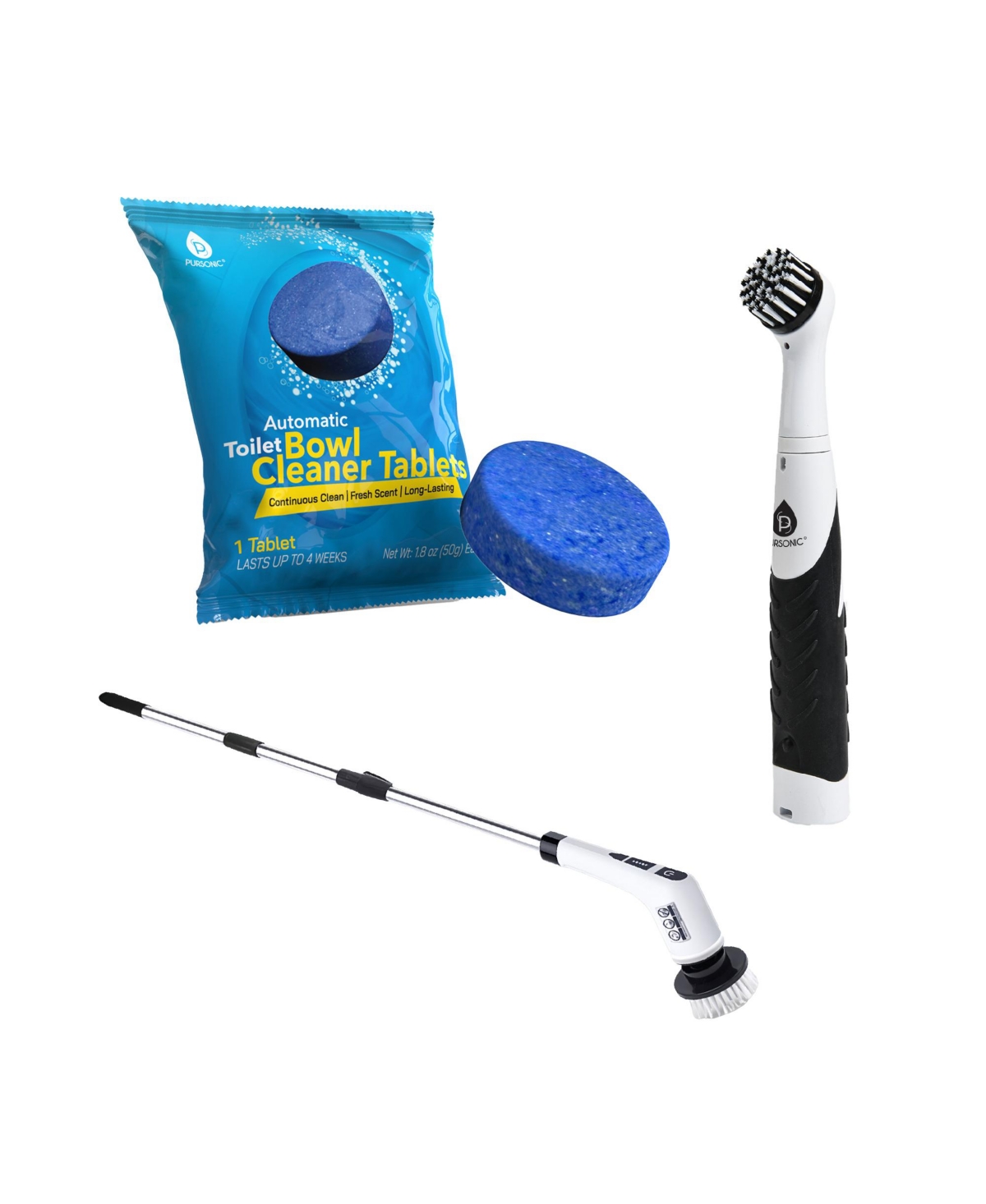 Click here for Pursonic Cleaning Power Bundle: Power Scrubbers Br... prices