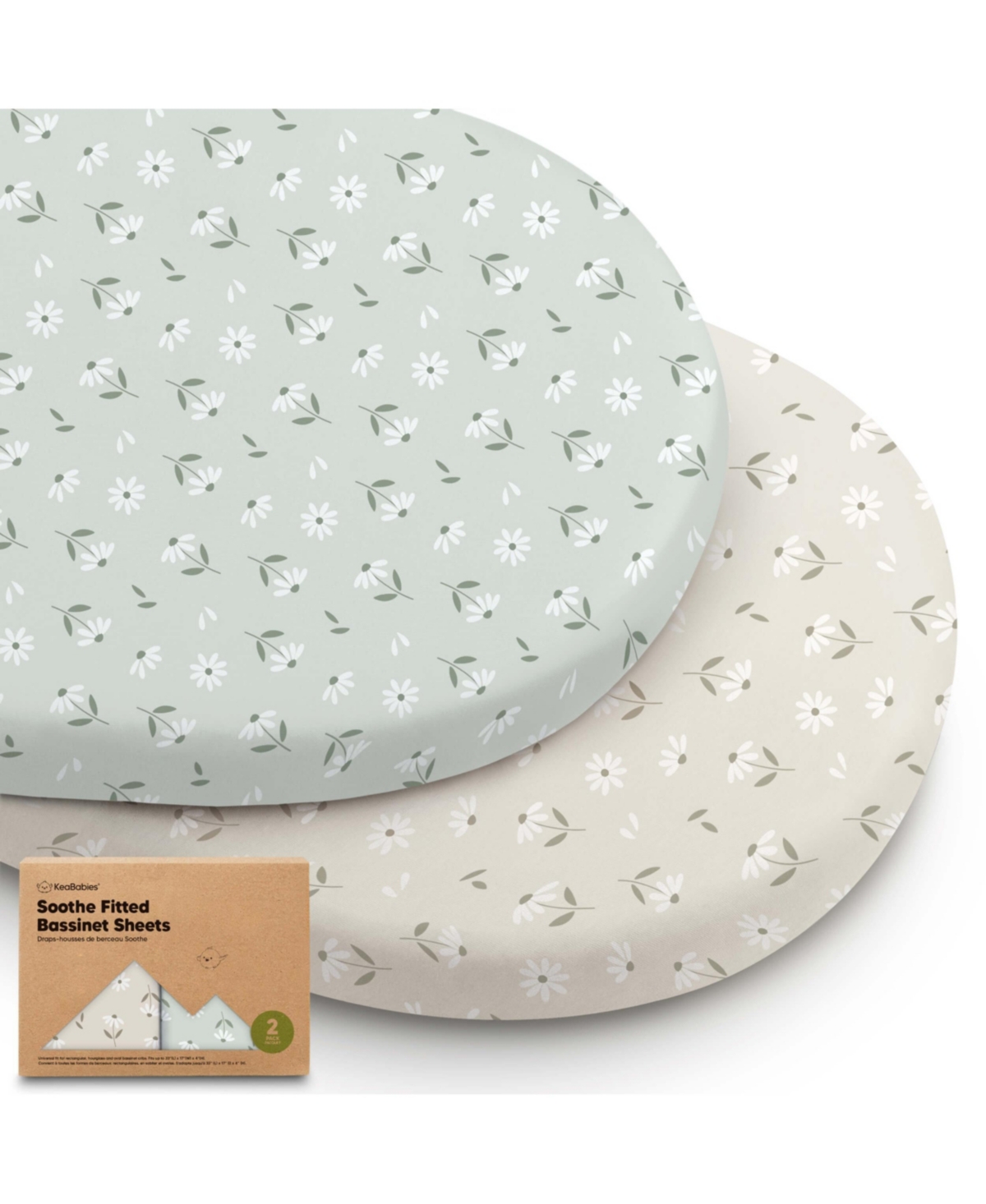 Click here for KeaBabies Bassinet Sheet for Baby Girls  Boys  2-P... prices