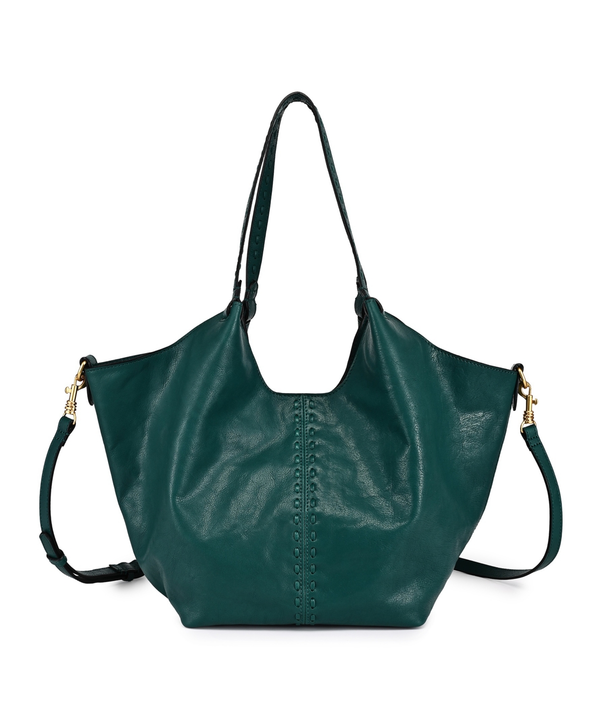 Click here for Old Trend Magnolia Handwoven Small Tote Bag - Kale... prices