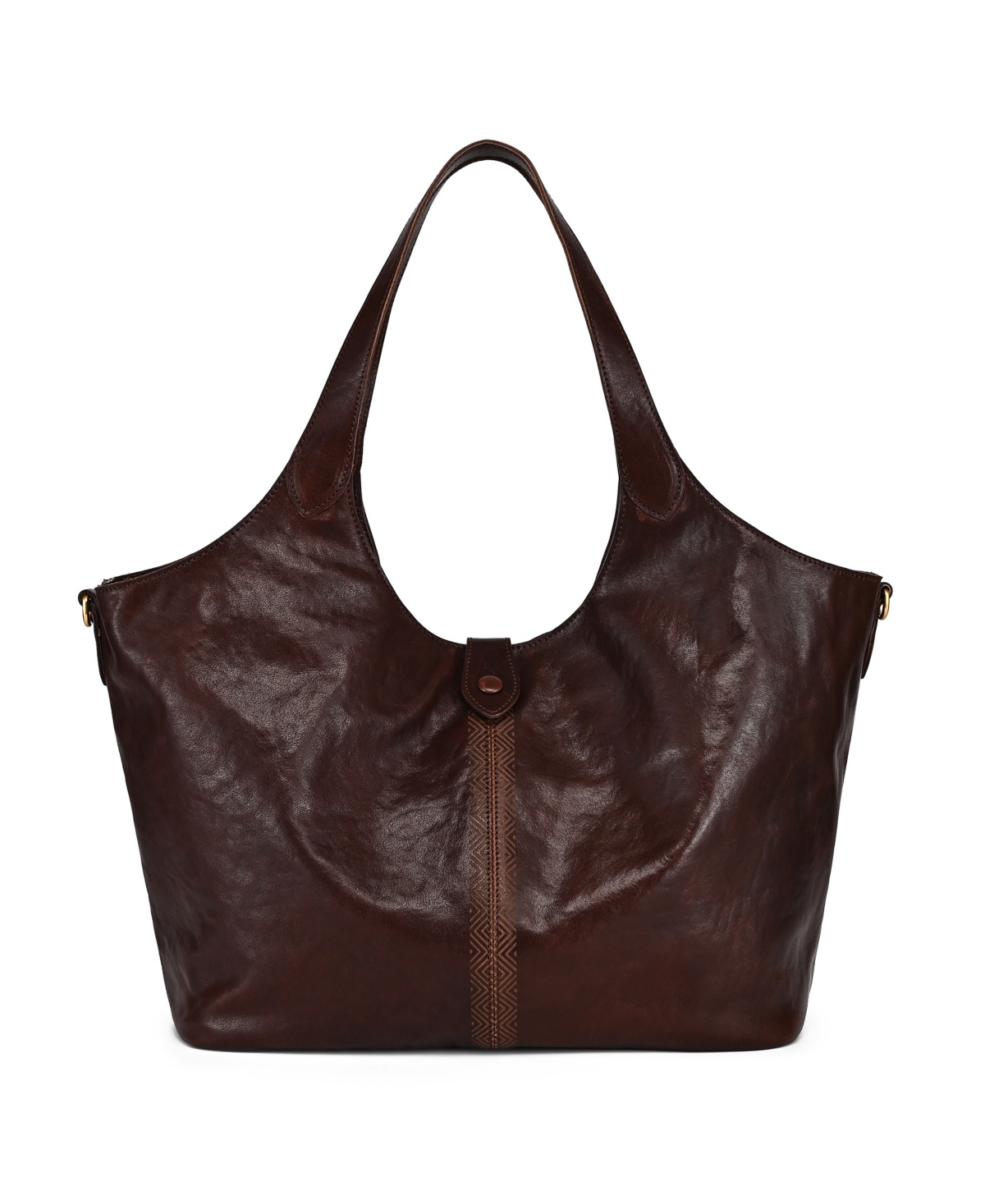 Click here for Old Trend Marigold Large Tote Bag - Coffee Brown prices