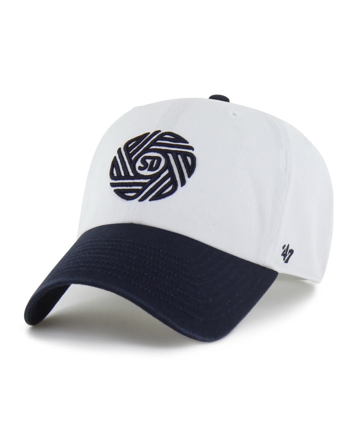 Click here for 47 Brand Mens White/Navy San Diego Fc Two-Tone Cle... prices