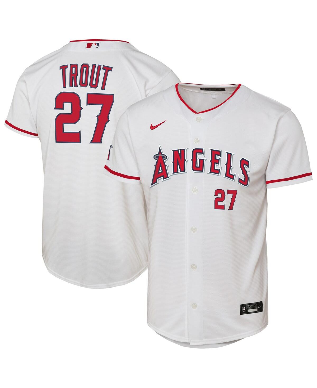 Click here for Nike Big Boys and Girls Mike Trout White Los Angel... prices