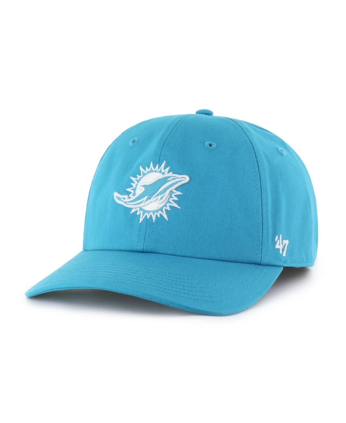 Click here for 47 Brand Mens Aqua Miami Dolphins Foundational Fra... prices