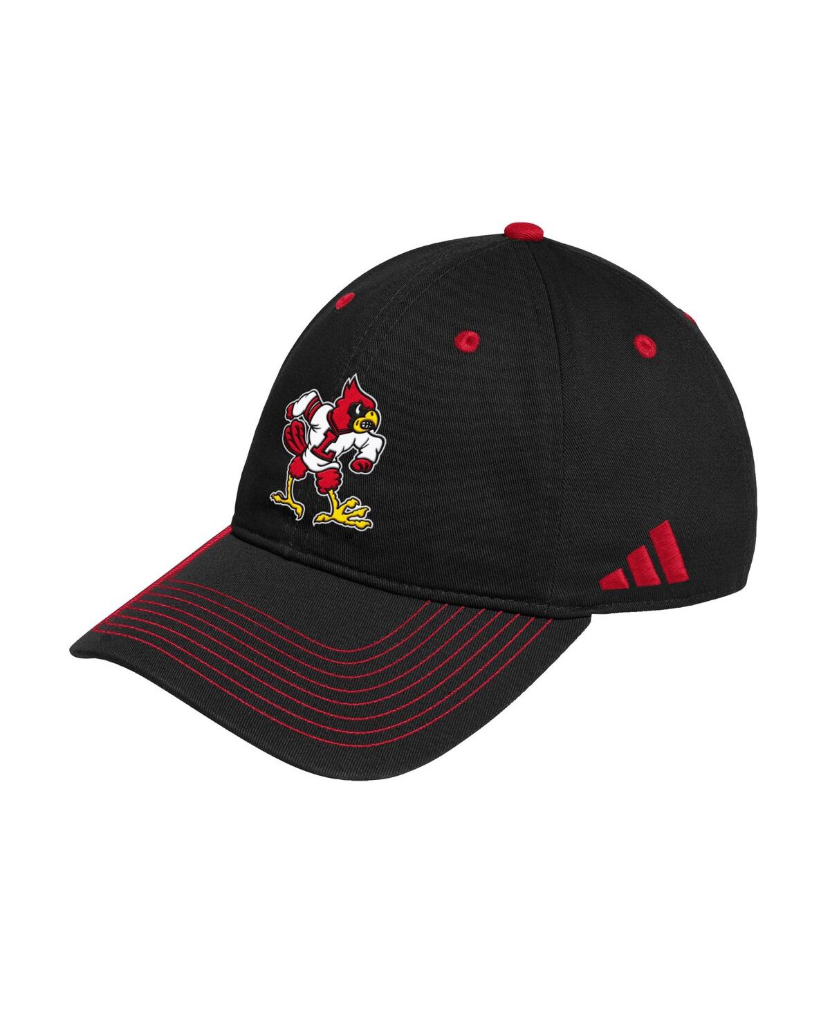 Click here for Adidas Mens Black Louisville Cardinals Slouch Adju... prices