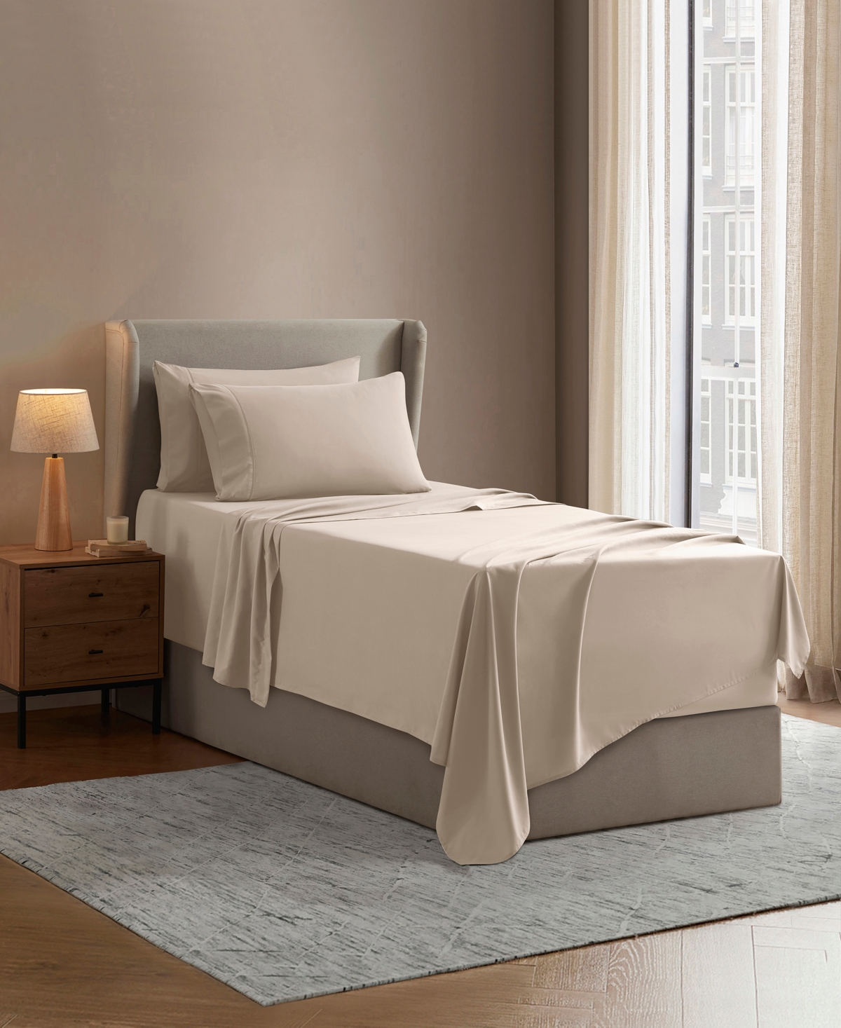 Click here for Nestl Extra Deep Pocket 4-Pc. Sheet Set  Twin - Be... prices