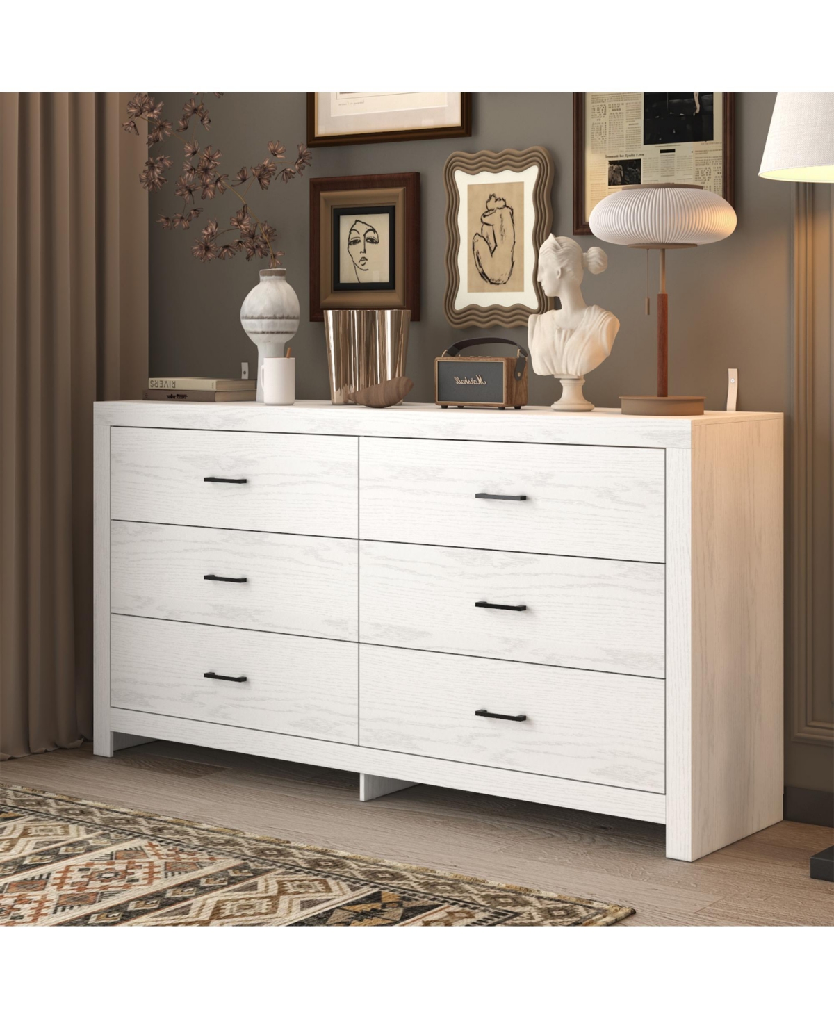 Click here for Famapy 6-Drawer Finish Dresser Chest of Drawers Ca... prices