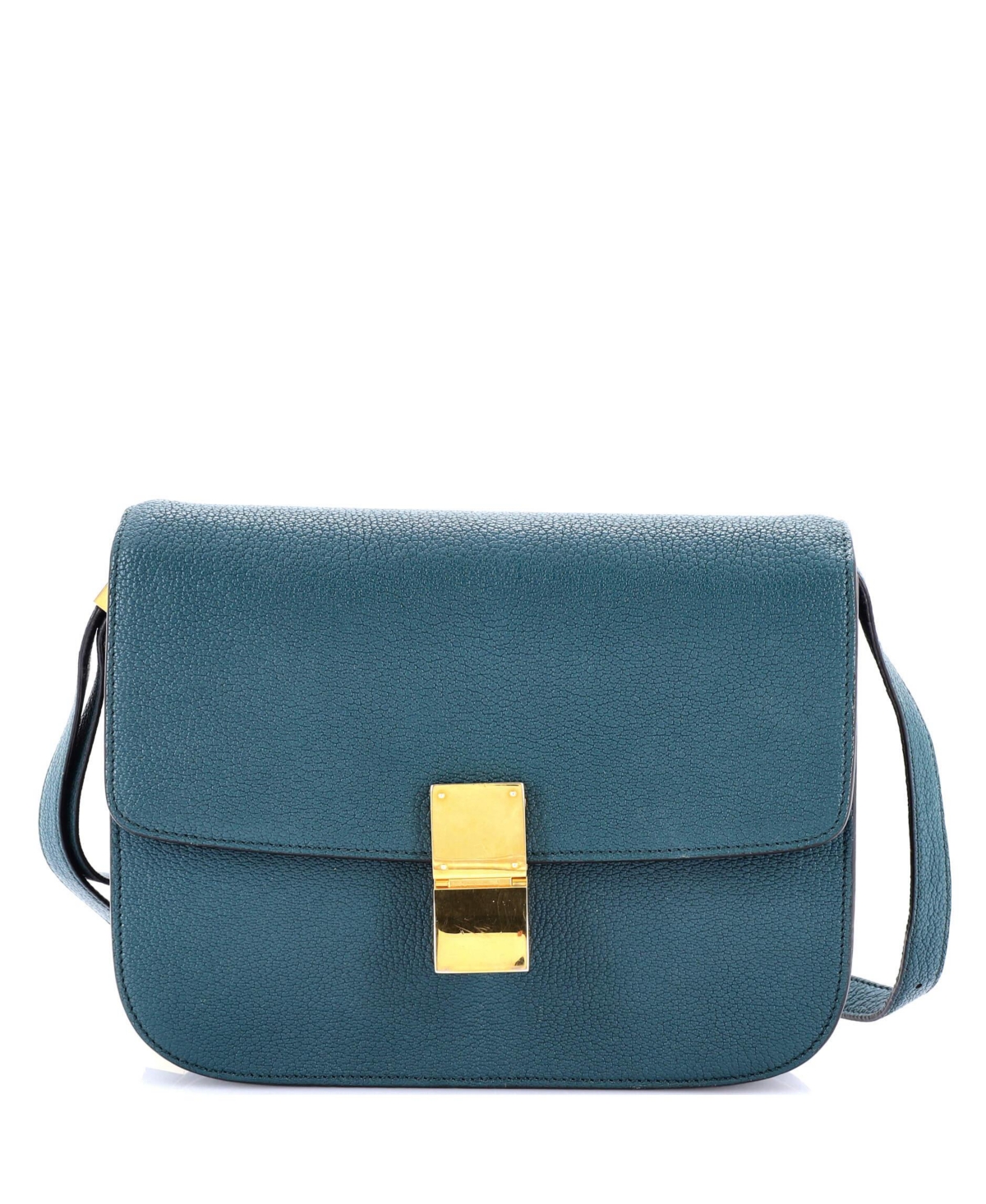 Click here for Pre-Owned Celine Medium Classic Box Bag Grainy Lea... prices