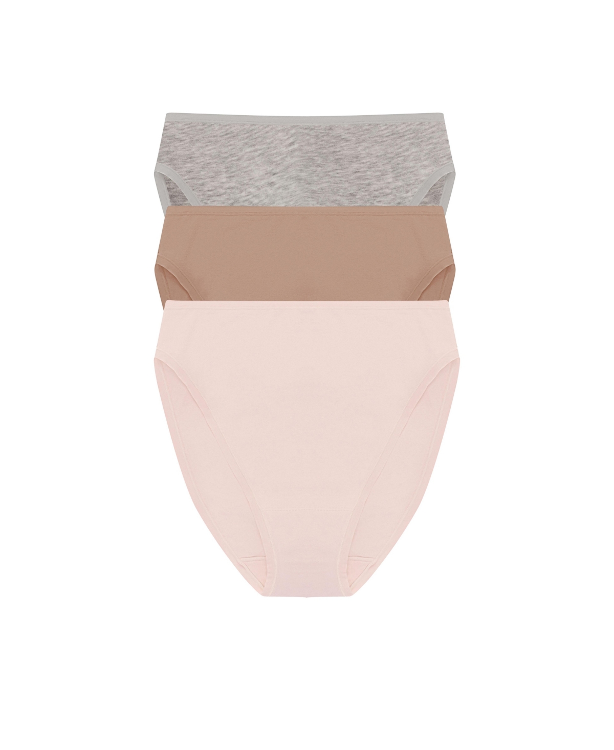 Click here for Natori Womens Bliss Bare Cotton High Cut Brief 3 P... prices