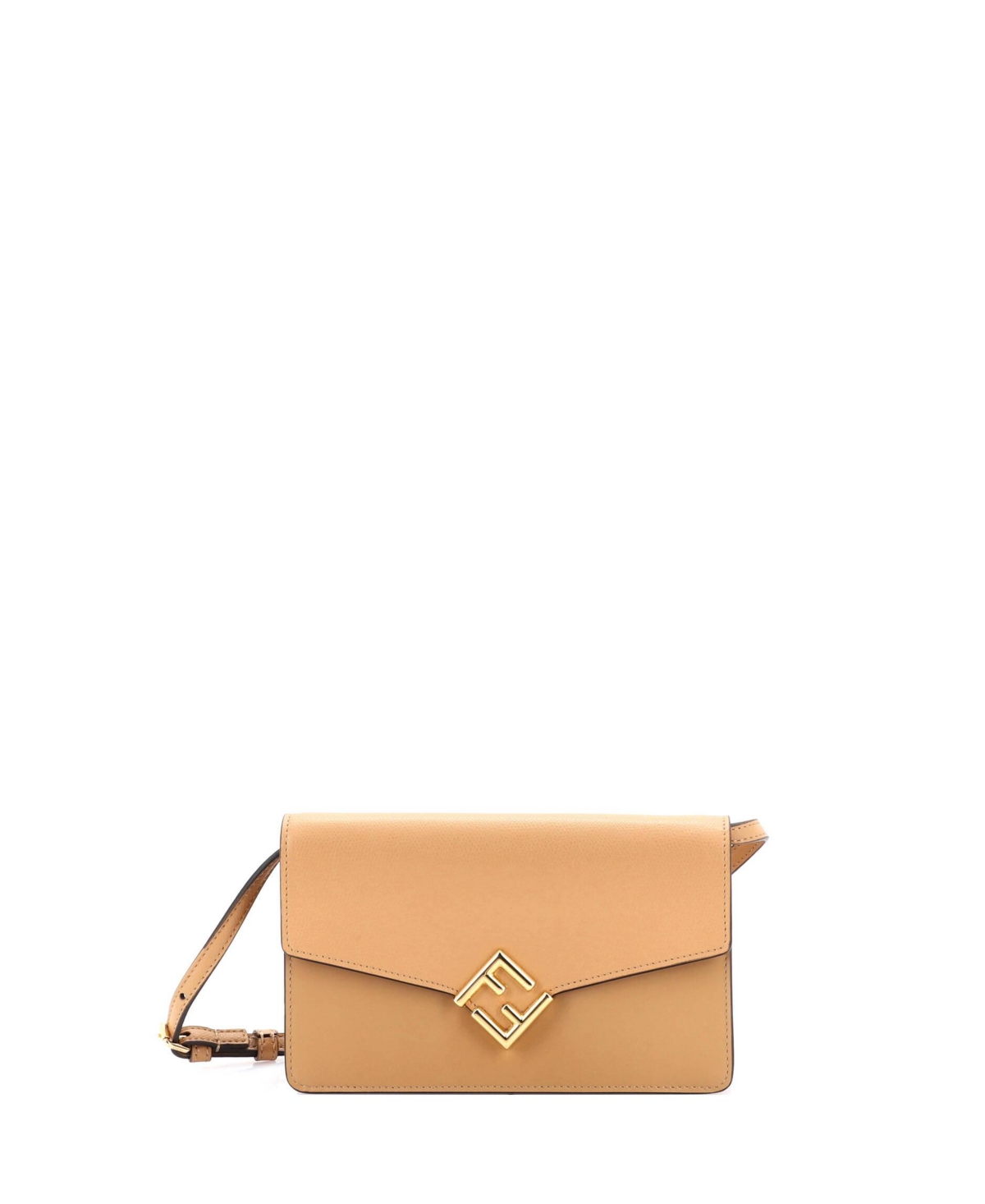 Click here for Pre-Owned Fendi Ff Diamonds Wallet on Chain Leathe... prices