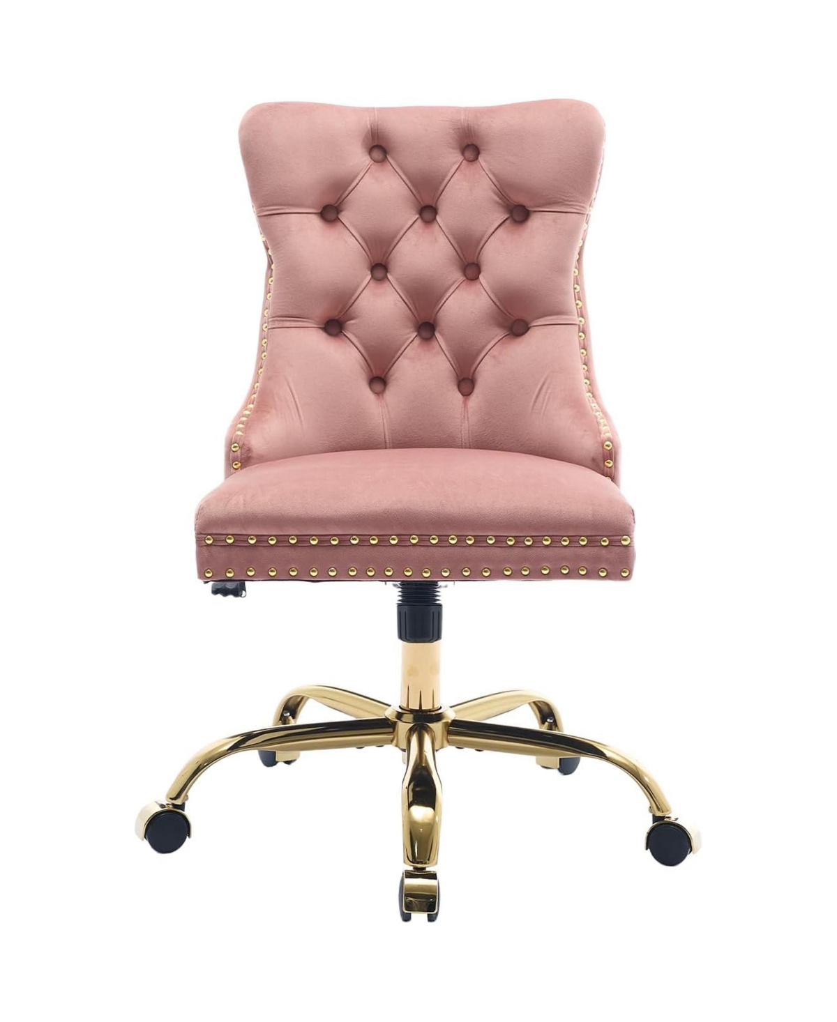 Click here for Rainsken Velvet Upholstered Office Chair  Tufted B... prices